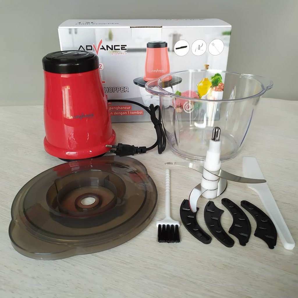 Jual Food Chopper Advance CHP-12 CHP12 1.2L Penggiling daging bumbu ...
