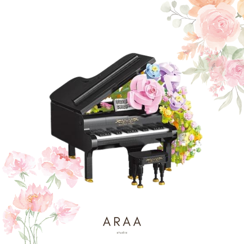 Jual DIY Lego Piano Bunga Building Blocks Bricks | Shopee Indonesia