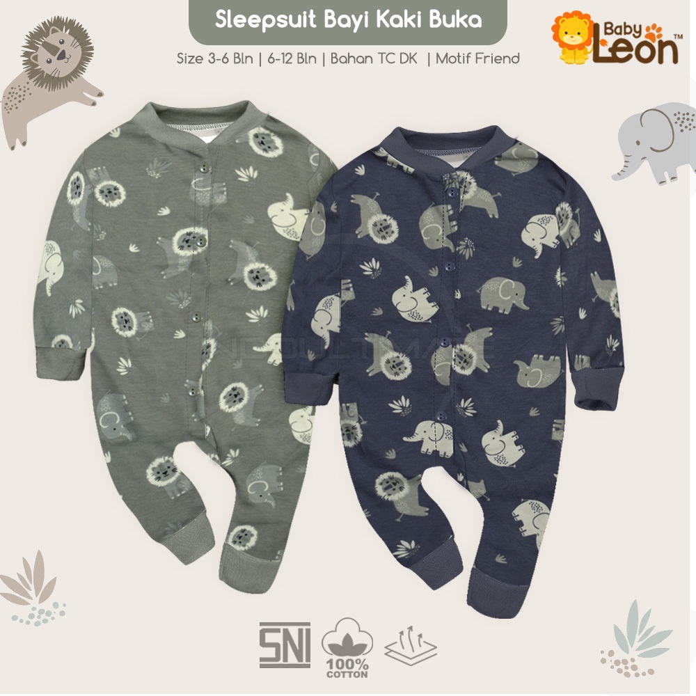 Jual BABYLEON Jumpsuit Bayi 0-1Th Jumsuit Bayi Kaki Buka Jumper Bayi ...