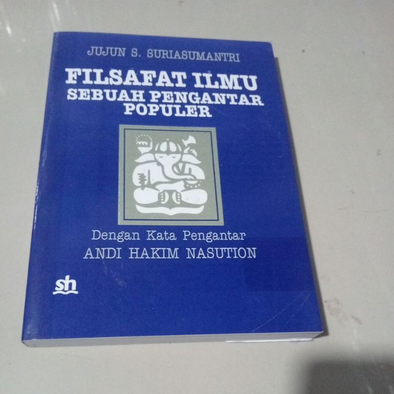 Jual buku filsafat ilmu sebuah pengantar populer dengan kata pengantar Andi hakim Nasution ...