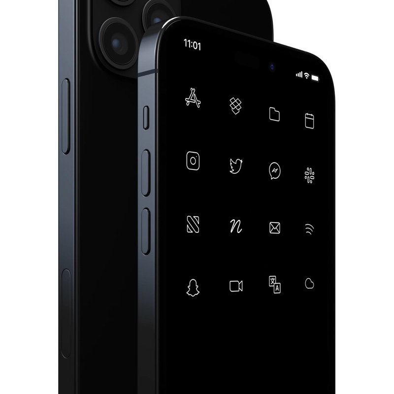 Jual Aesthetic Black Icon Pack iOS | Shopee Indonesia