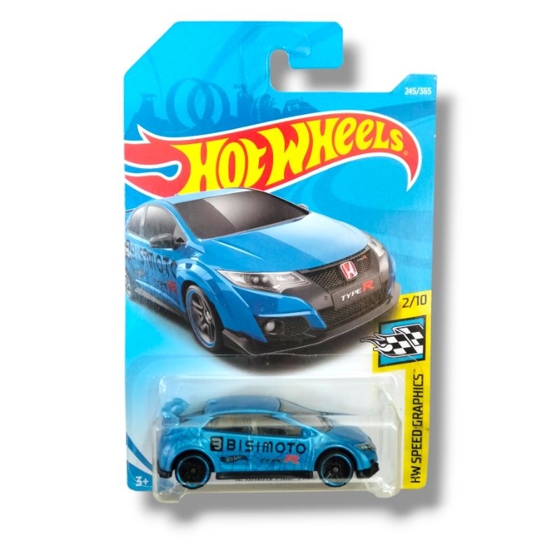 Jual Hot Wheels - HONDA CIVIC TYPE R (BLUE) | Shopee Indonesia