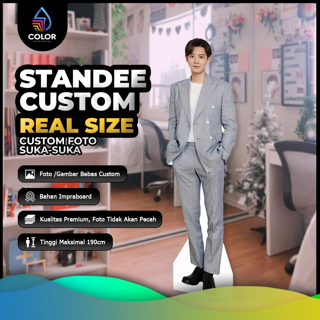Jual Standee Custom Real Size / Human Stande Figure Besar / Stande KPOP ...