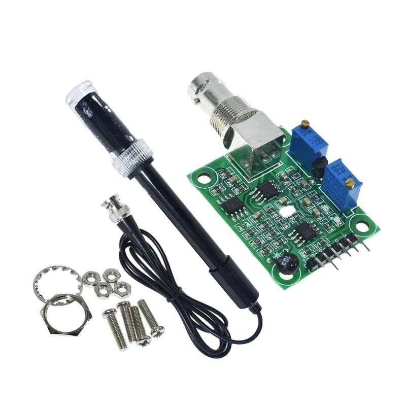 Jual PH Sensor Probe with BNC Board Module E-201-C untuk Arduino ...