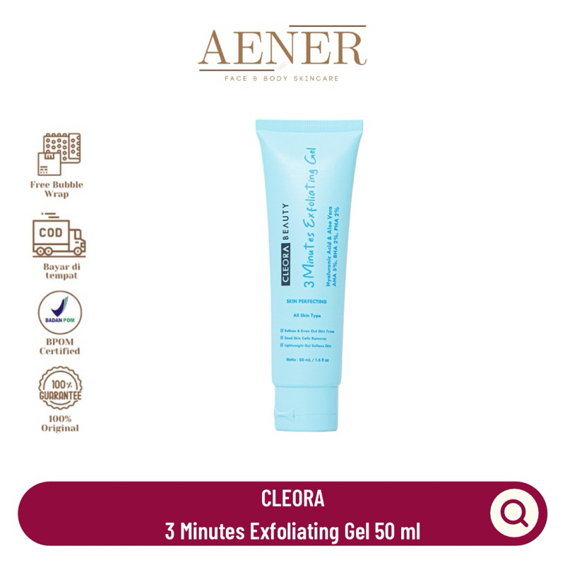 Jual CLEORA EXFOLIATING GEL WITH AHA BHA PHA 50 GR | CLEORA EXFOLIATING ...