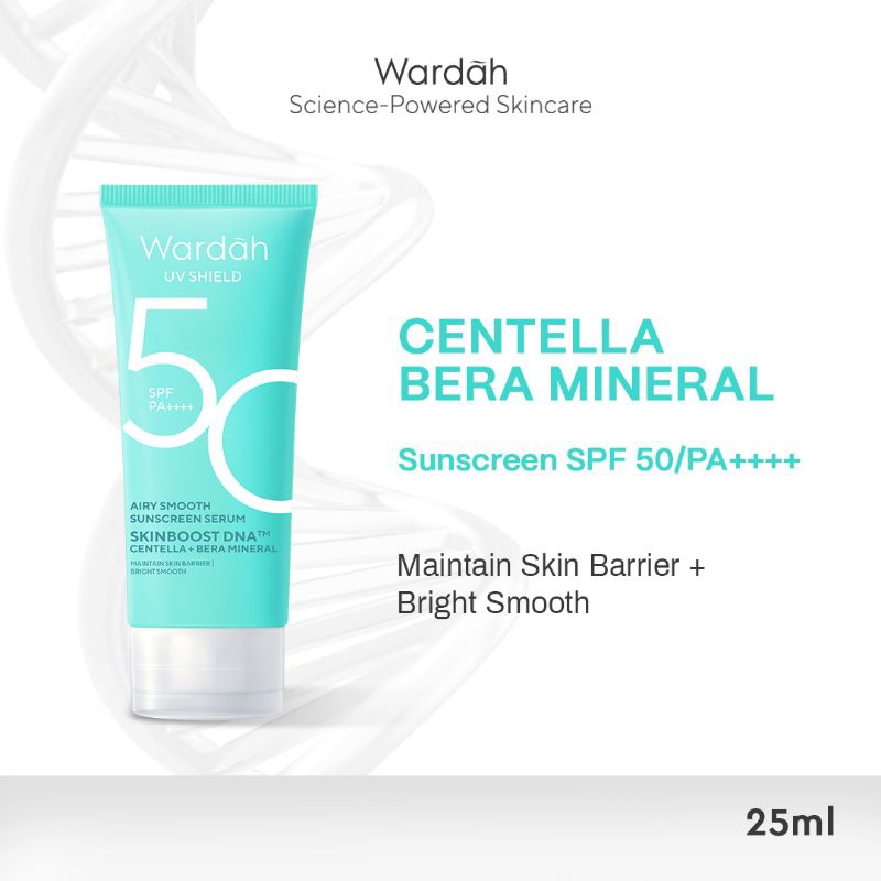 Jual Wardah Sunscreen UV Shield Airy Smooth SPF 50 PA++++ 25 ml, 40ml ...