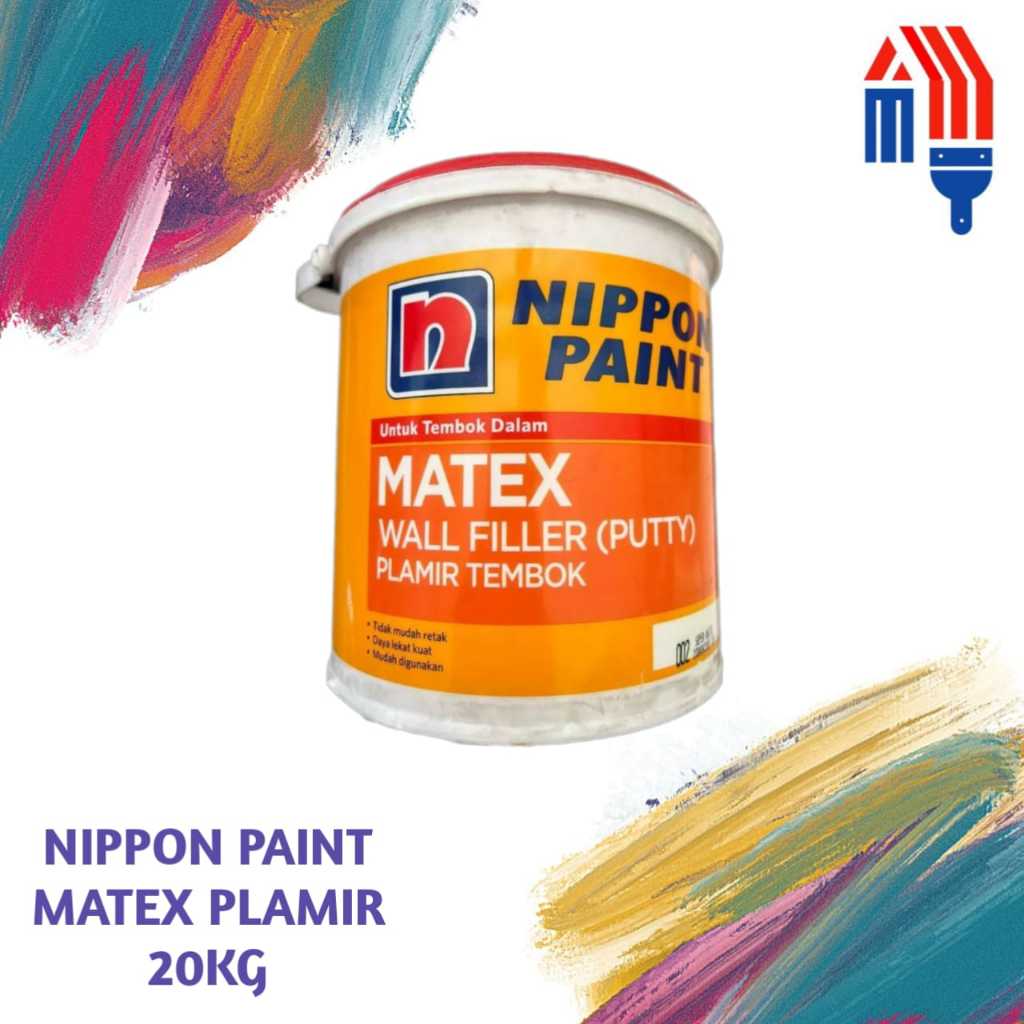 Jual Nippon Paint Matex Plamir / Wall Filler Putty 20 Kg | Shopee Indonesia