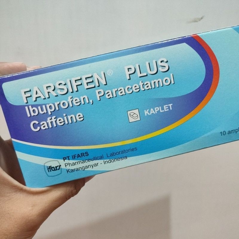 Jual FARSIFEN PLUS strip 10 kaplet sakit kepala gigi otot haid | Shopee ...