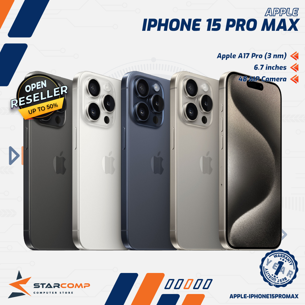 Jual iPhone 15 Pro Max 1TB 512GB 256GB Garansi Resmi | Shopee Indonesia
