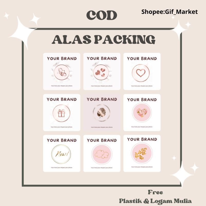 Jual Alas Packing | Cod | Free Ongkir | Free Plastik | Paper Aksesoris ...