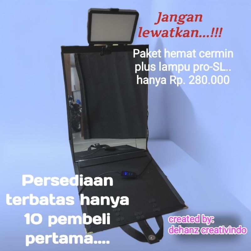 Jual Vanity Mirror/Folding Mirror/Kaca cermin MUA ukuran 40*30cm ...