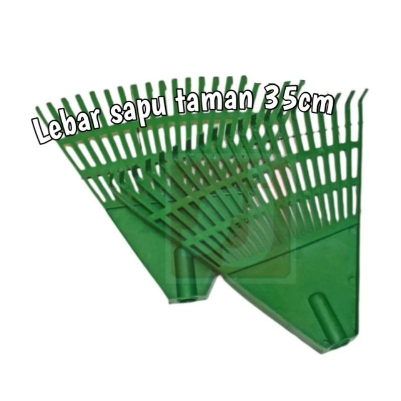 Jual sapu taman PVC (tanpa gagang) - sapu taman plastik - sapu garuk ...
