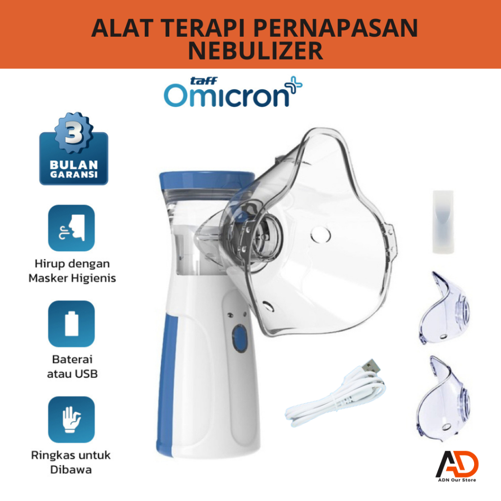 Jual Alat Terapi Pernapasan Handheld Inhaler Nebulizer Machine | Terapi ...