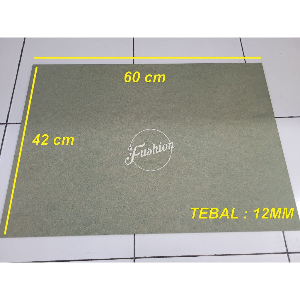 Jual MDF Hijau HMR Lembaran Potongan Tebal 12mm Uk A2(42x60)cm Per-pcs ...