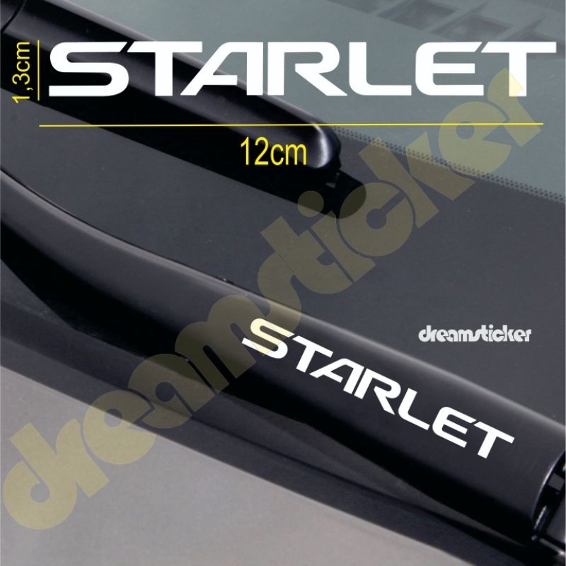 Jual Cutting Sticker Wiper Mobil Toyota Starlet Stiker | Shopee Indonesia