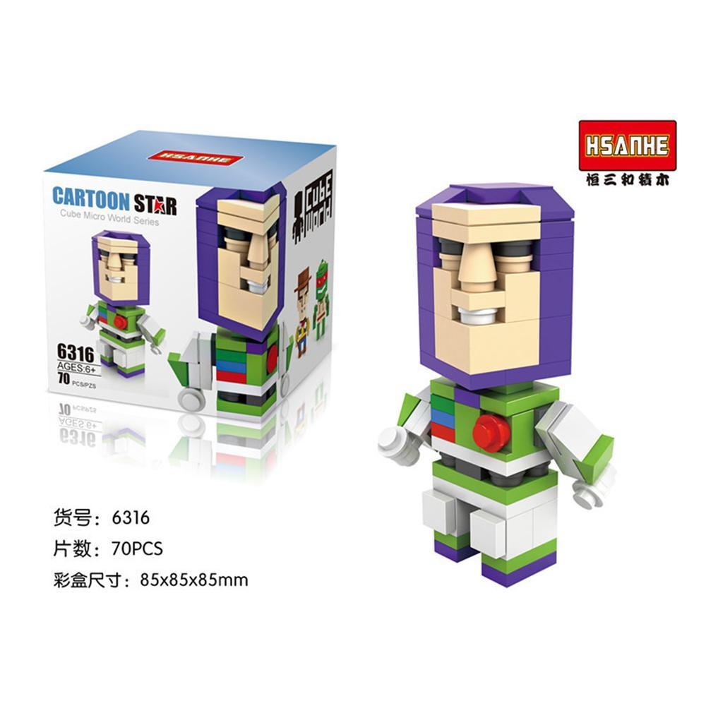 Jual bricks Lego block Hsanhe medium Action Figure Marvel block Cube ...
