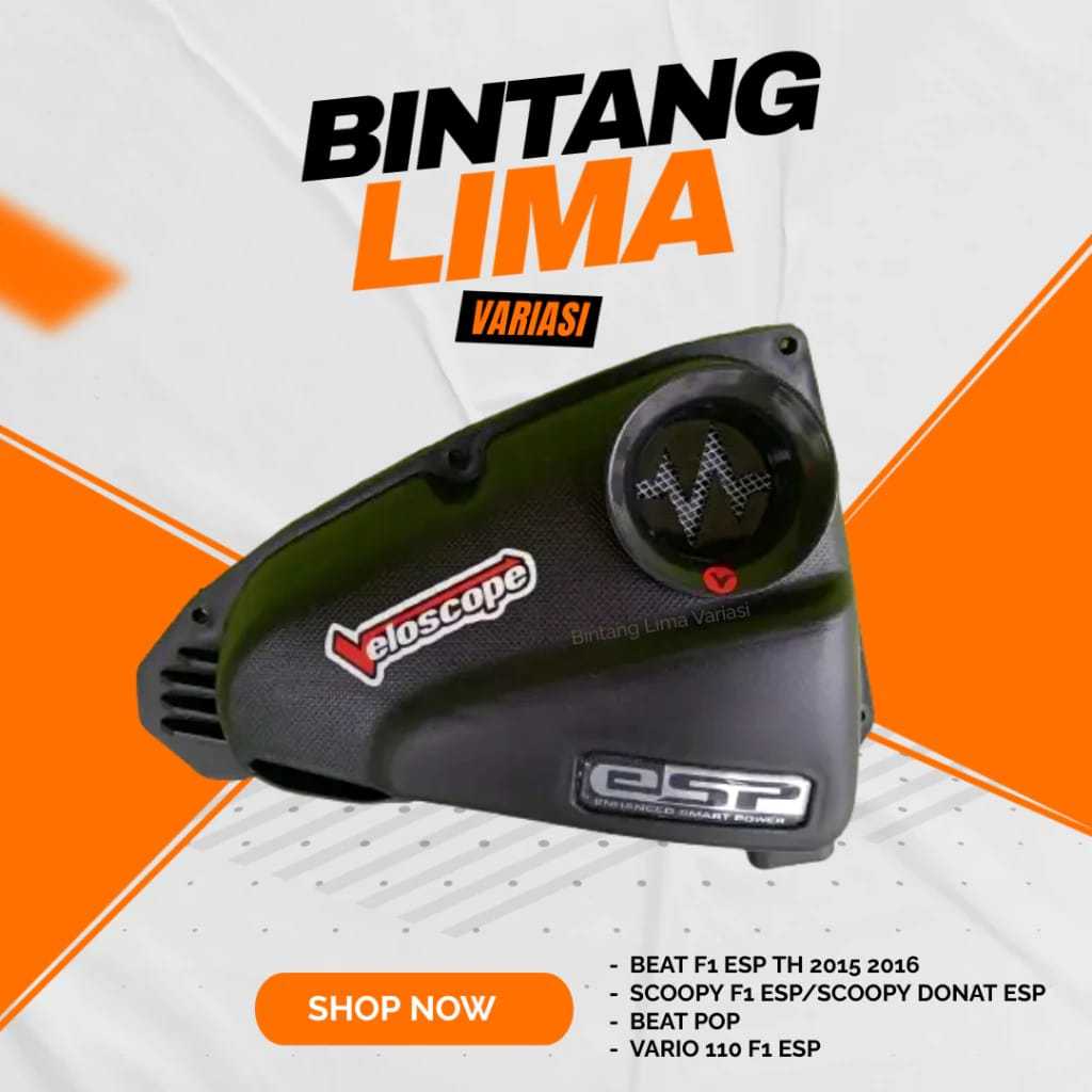 Jual VELOSCOPE ORIGINAL BEAT ESP SCOOPY ESP & VARIO 110 ESP/COVER ...