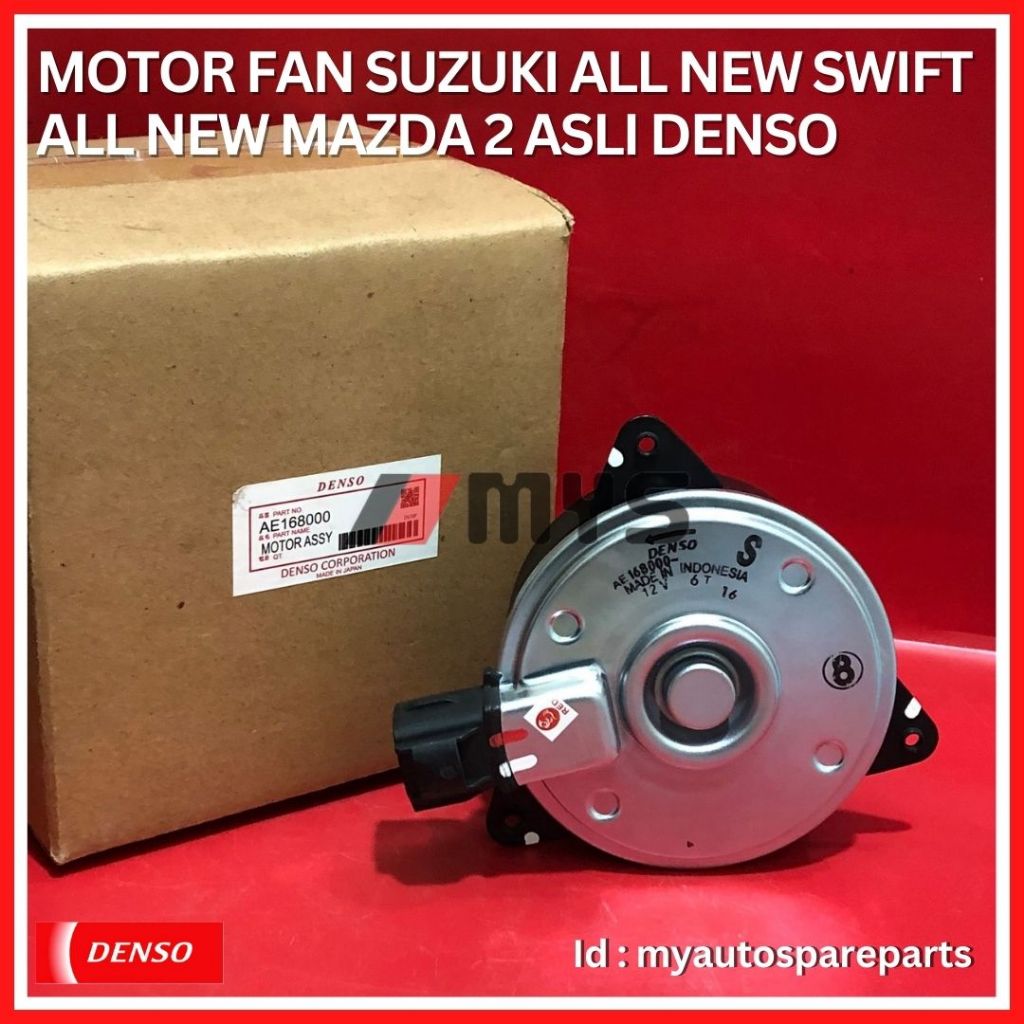 Jual MOTOR FAN RADIATOR AC Mobil SUZUKI All New Swift ASLI DENSO ...