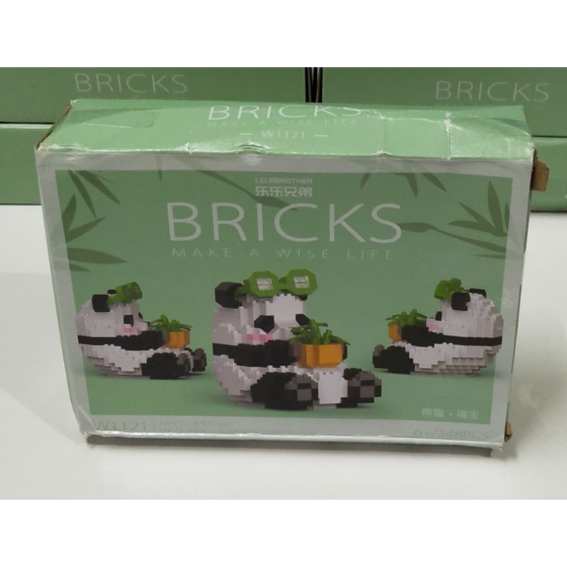 Jual Cute Panda Series Building Blocks, Nano Bricks, Balok Susun Seri ...