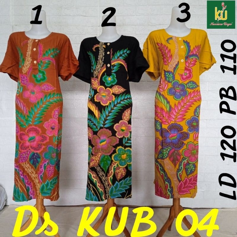 Jual Kencana Ungu Daster Model 04 Label Biru | Shopee Indonesia