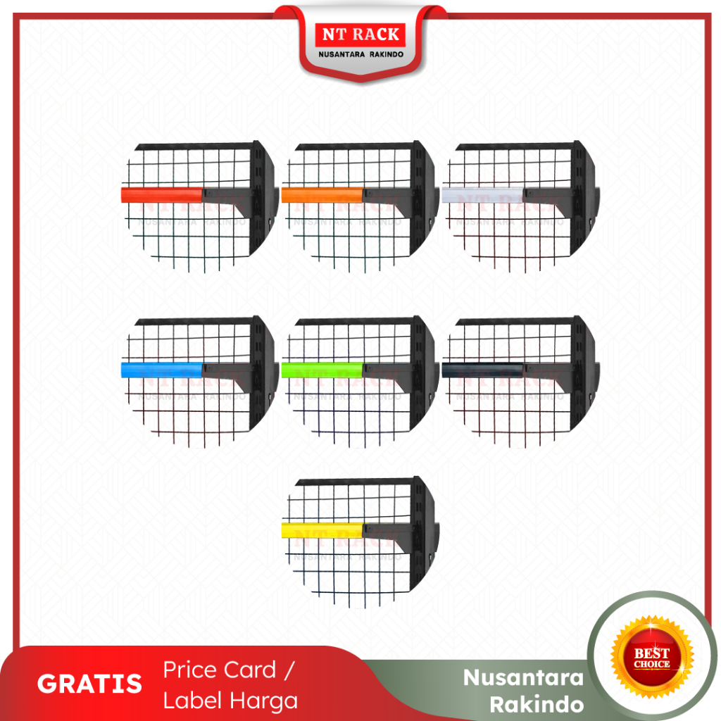 Jual Price Tag Price Card Price Rail Mika Label Harga Papan Harga Rak ...