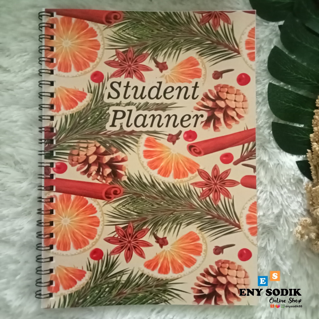 Jual BUKU STUDENT PLANNER UK 21,6X15,5CM JILID SPIRAL 100 HAL NON ...