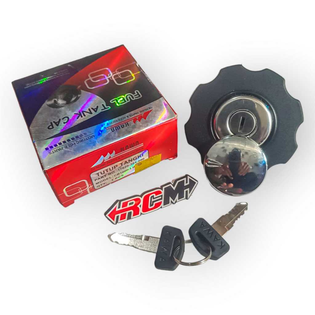 Jual TUTUP TANGKI BENSIN FUEL TANG TANKI TANK CAP FULL BESI CHROME ...