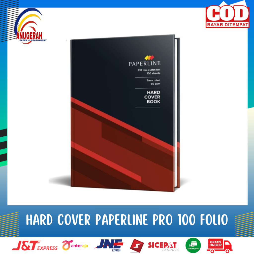 Jual HARD COVER PAPERLINE PRO 100 FOLIO BUKU (PCS) | Shopee Indonesia