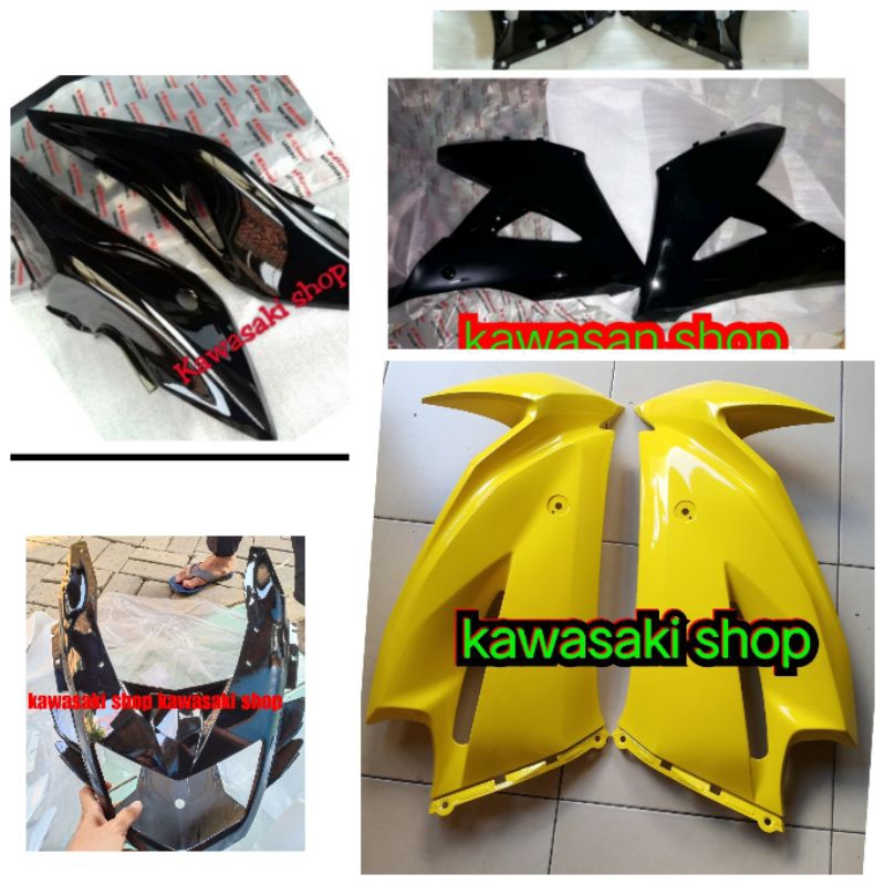 Jual fairing body ninja rr new set kuning original kawasaki | Shopee ...