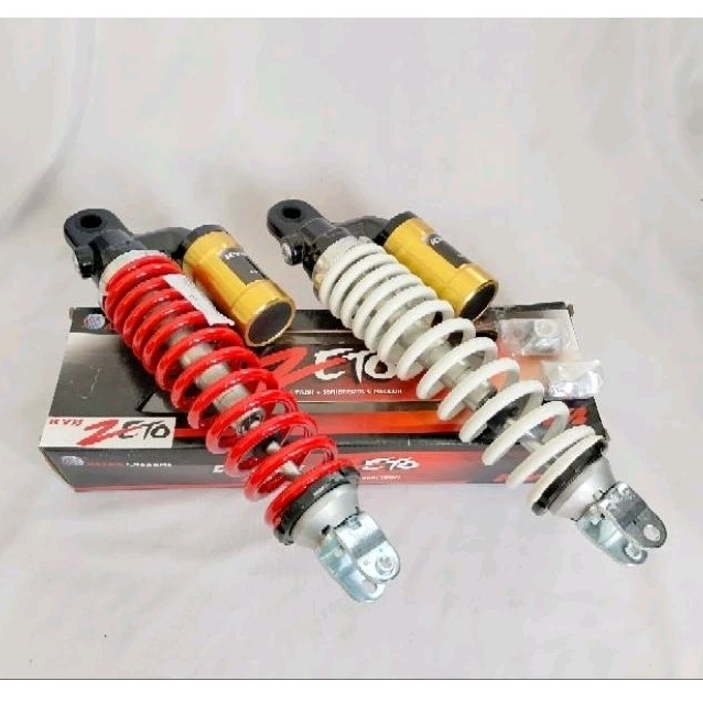 Jual Shockbreaker Tabung Kayaba Zeto Yamaha Lexi Ukuran 308MM Warna Putih Dilengkapi Tabung Gas ...