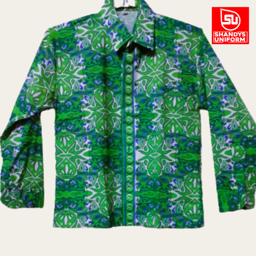 Jual BAJU BATIK AL AZHAR LENGAN PANJANG SIZE 6 - SHANDYS UNIFORM ...