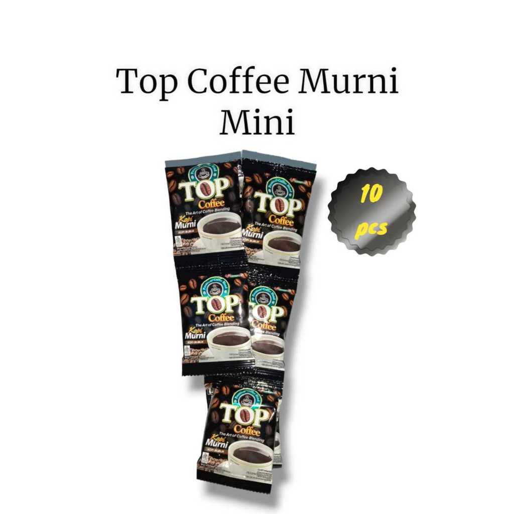 Jual Top Coffee Murni Mini kemasan lebih hemat 10 pcs x 7 gr [HARGA 1 ...