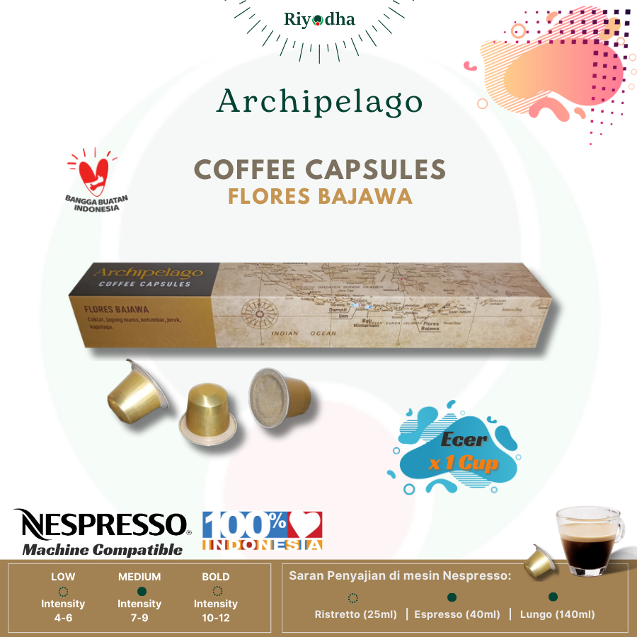 Jual Kopi Kapsul Ecer / Archipelago / Flores Bajawa | Shopee Indonesia