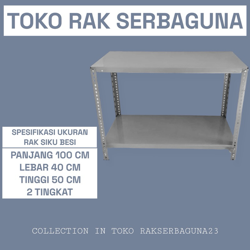 Jual Rak besi meja 2 susun 100x40 | Shopee Indonesia
