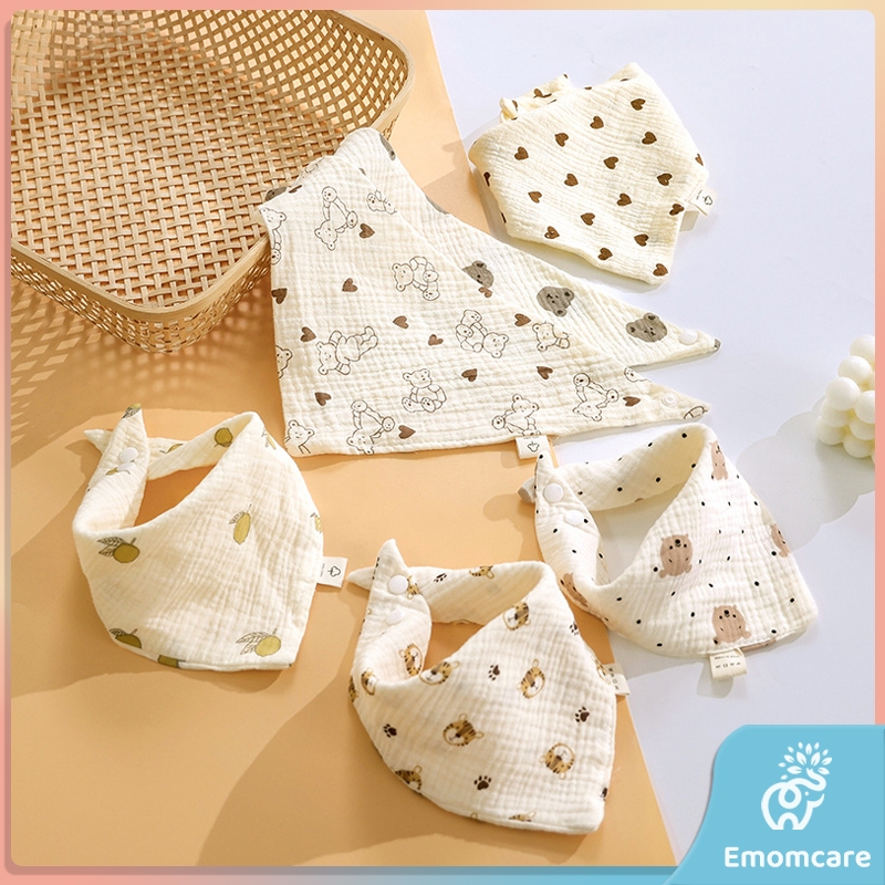 Jual Celemek Bayi Segitiga Baby Bib Bamboo Cotton PREMIUM BREATHABLE ...