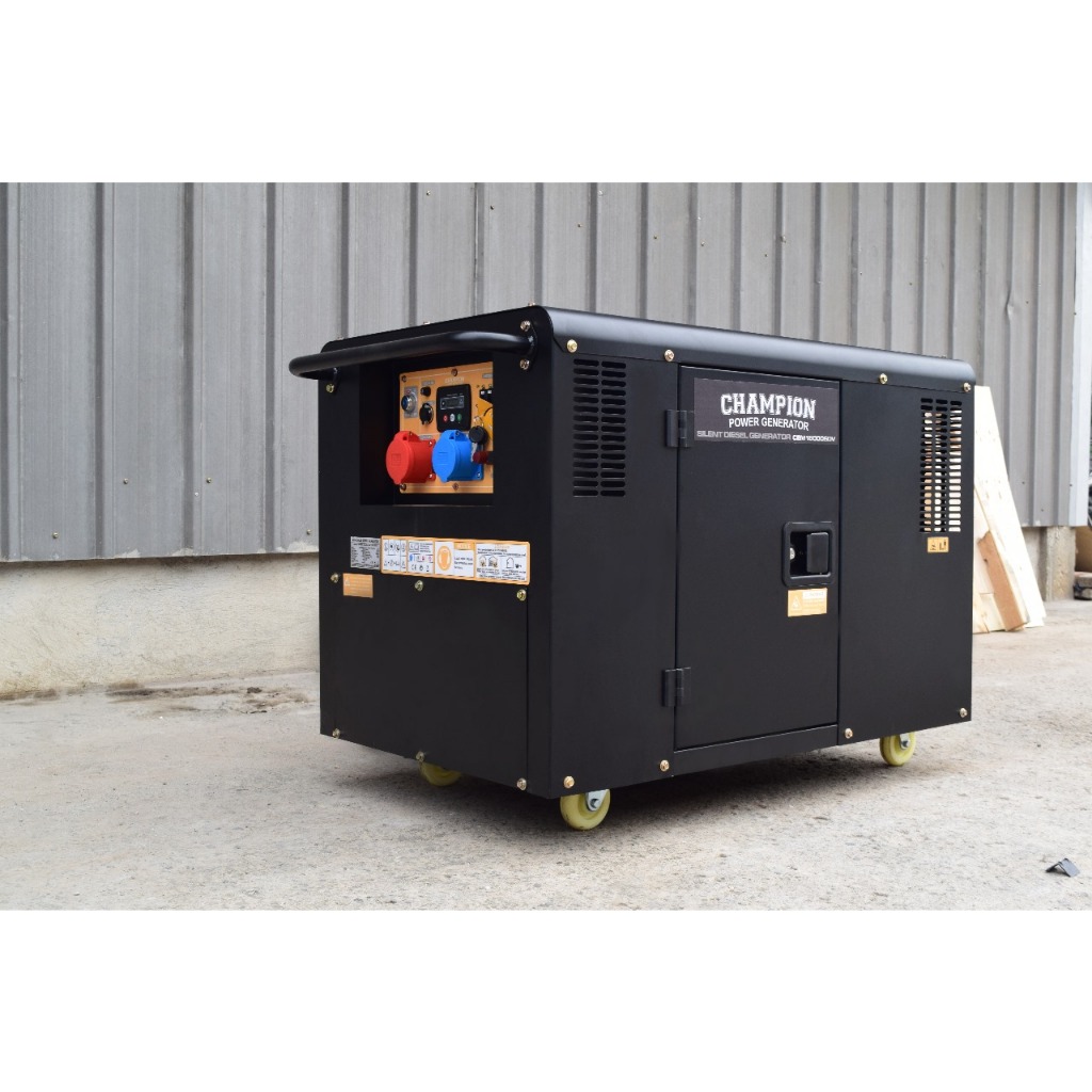Jual Super Silent Genset CHAMPION 15 kva max 16 kva Twin Cylinder ...