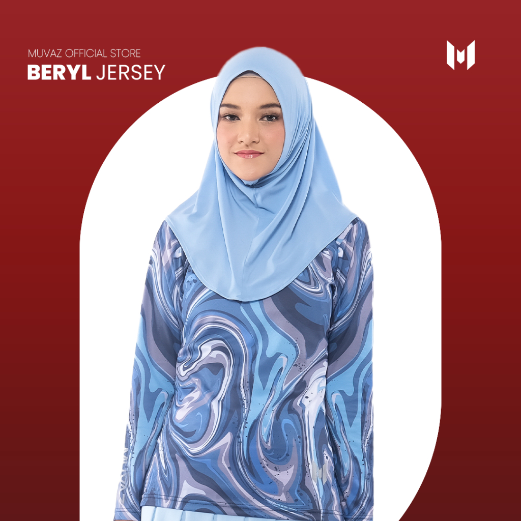 Jual Muvaz Beryl-Kaos Olahraga Muslimah Dryfit Motif Air | Shopee Indonesia