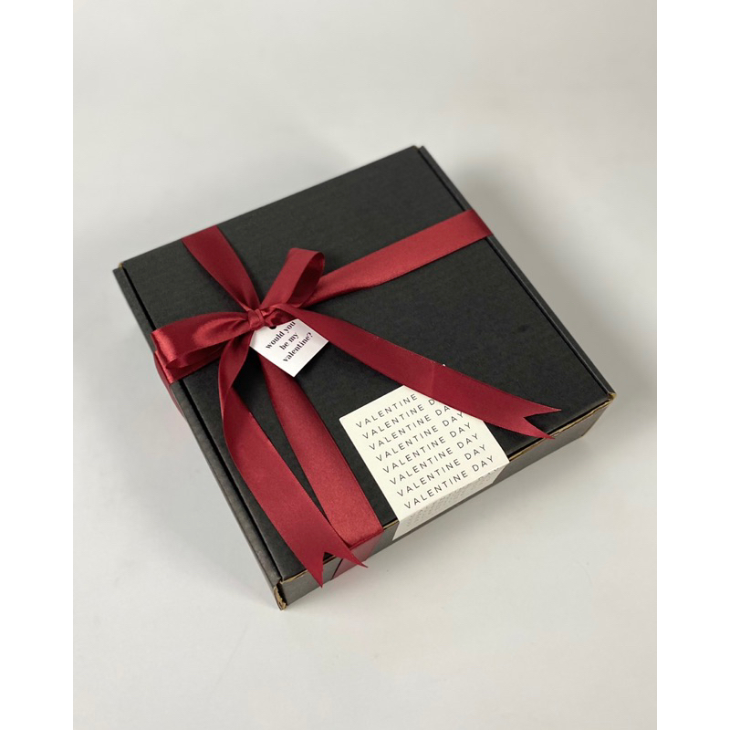 Jual PACKINGIN BALI - GIFT BOX SIMPLE | KOTAK HADIAH HITAM | BOX HADIAH ...