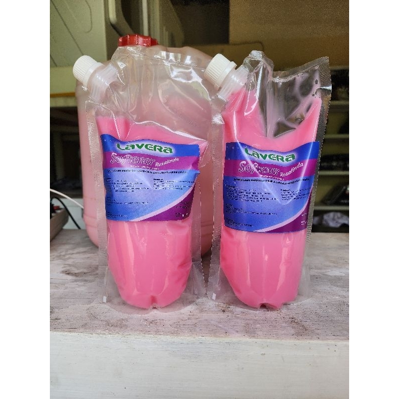 Jual Softener pink Lavera 1000ml kemasan corong | Shopee Indonesia