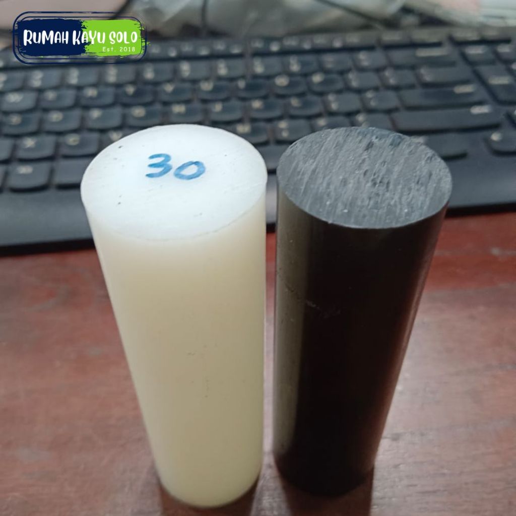 Jual Nilon PE (Polyethylene) Batangan Ukuran Diameter 30mm Panjang / Per 10cm | Shopee Indonesia