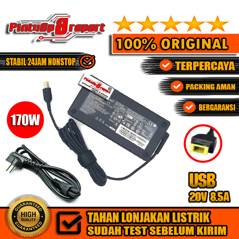 Jual (Genuine Komponen) Casan Adaptor Charger Laptop Lenovo Legion Y540-15IRH-PG0 81SY ...