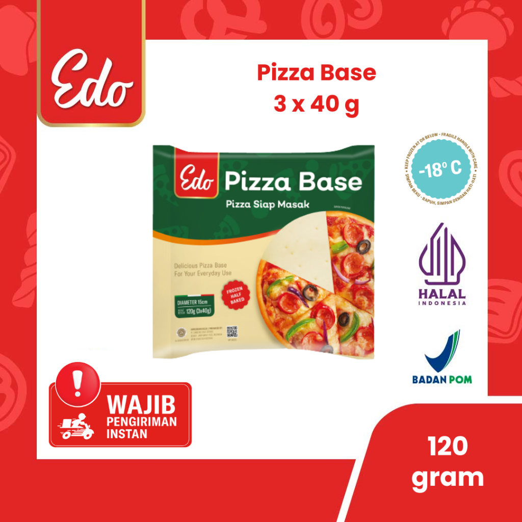 Jual Edo Pizza Base 120 Gr | Shopee Indonesia