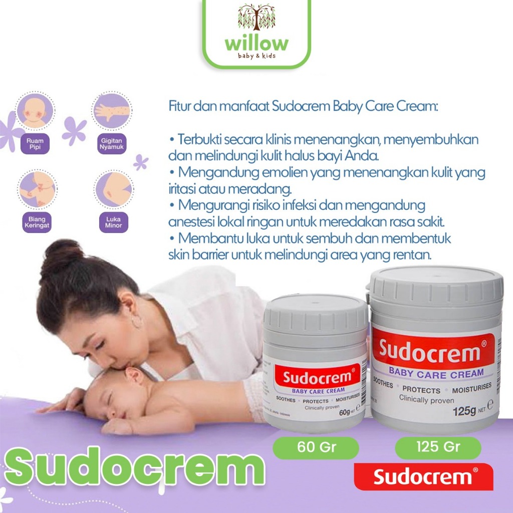 Jual SUDOCREAM BABY CARE CREAM RUAM POPOK | Shopee Indonesia