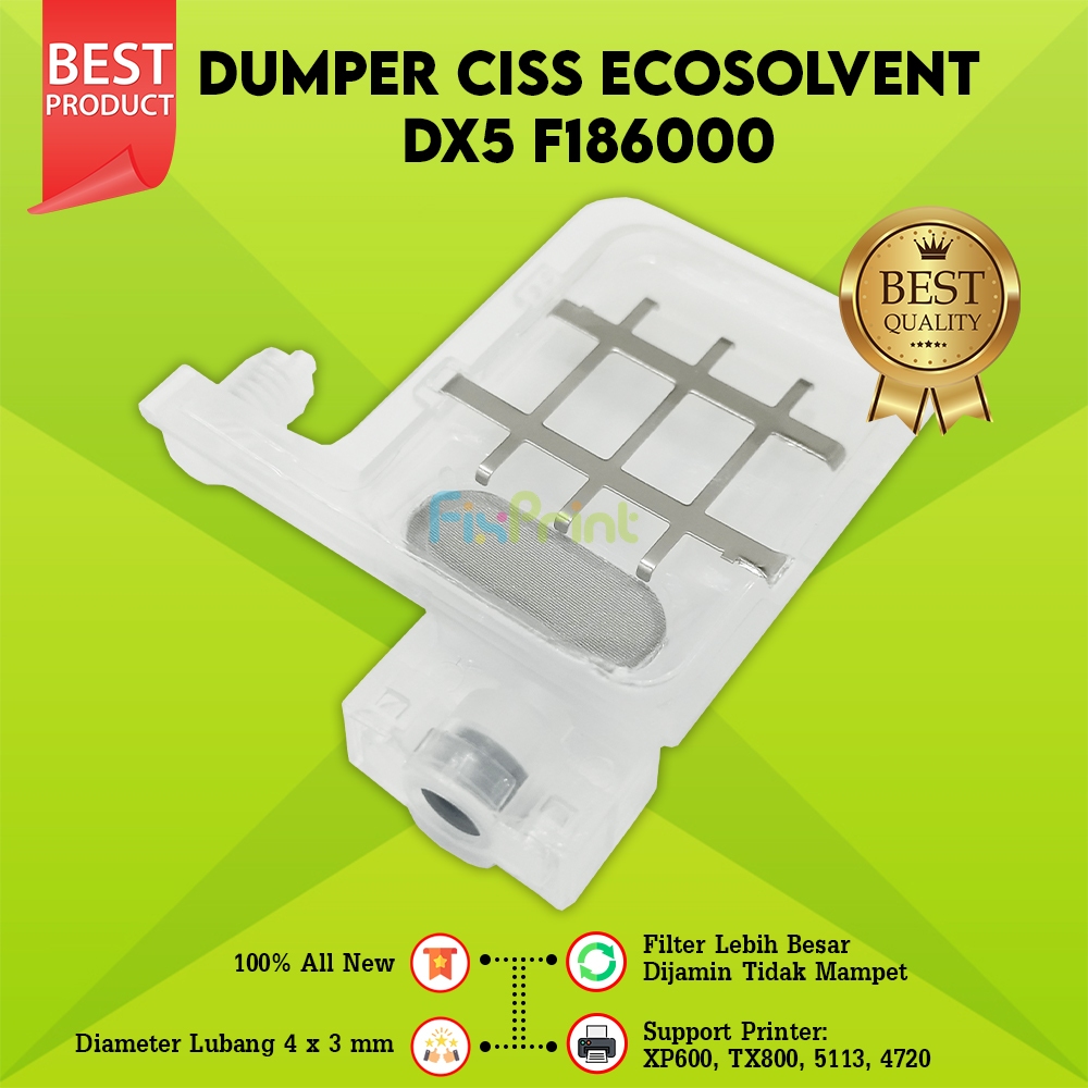 Jual DAMPER DTG DTF DX5 EPSON L1800 1390 L800 L805 CARTRIDGE TINTA ...