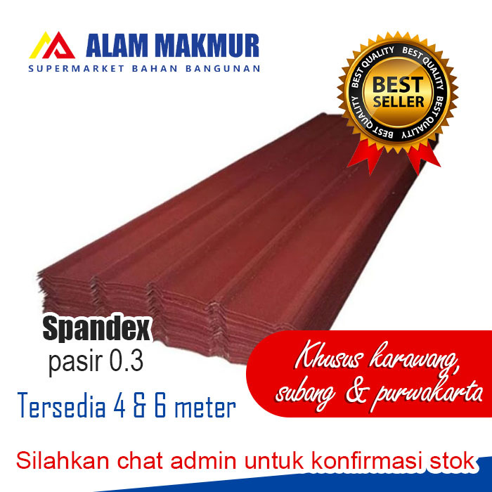 Jual Atap spandex pasir panjang 3m,4m,5m dan 6m (Khusus karawang,subang dan purwakarta) | Shopee ...