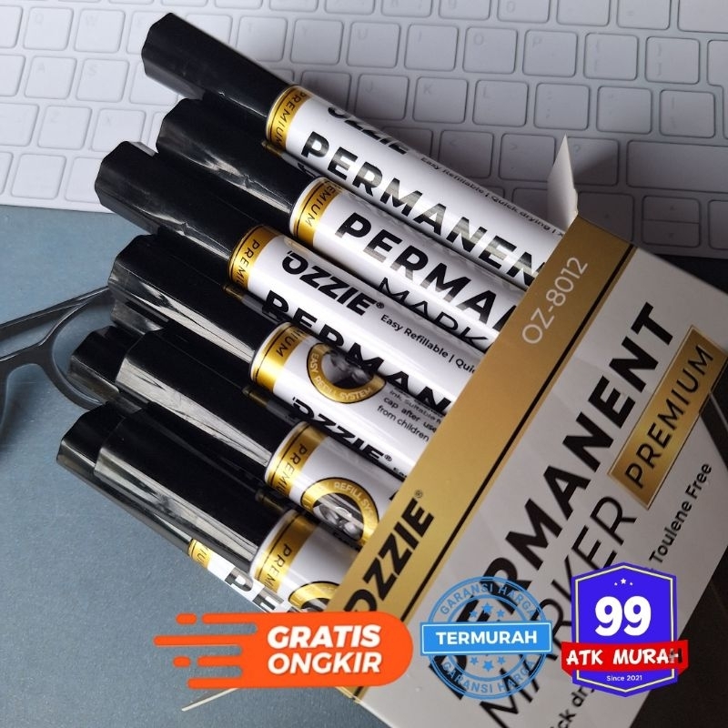 Jual PERMANENT Marker OZZIE/Spidol MARKER/Spidol besar/Spidol Permanen ...