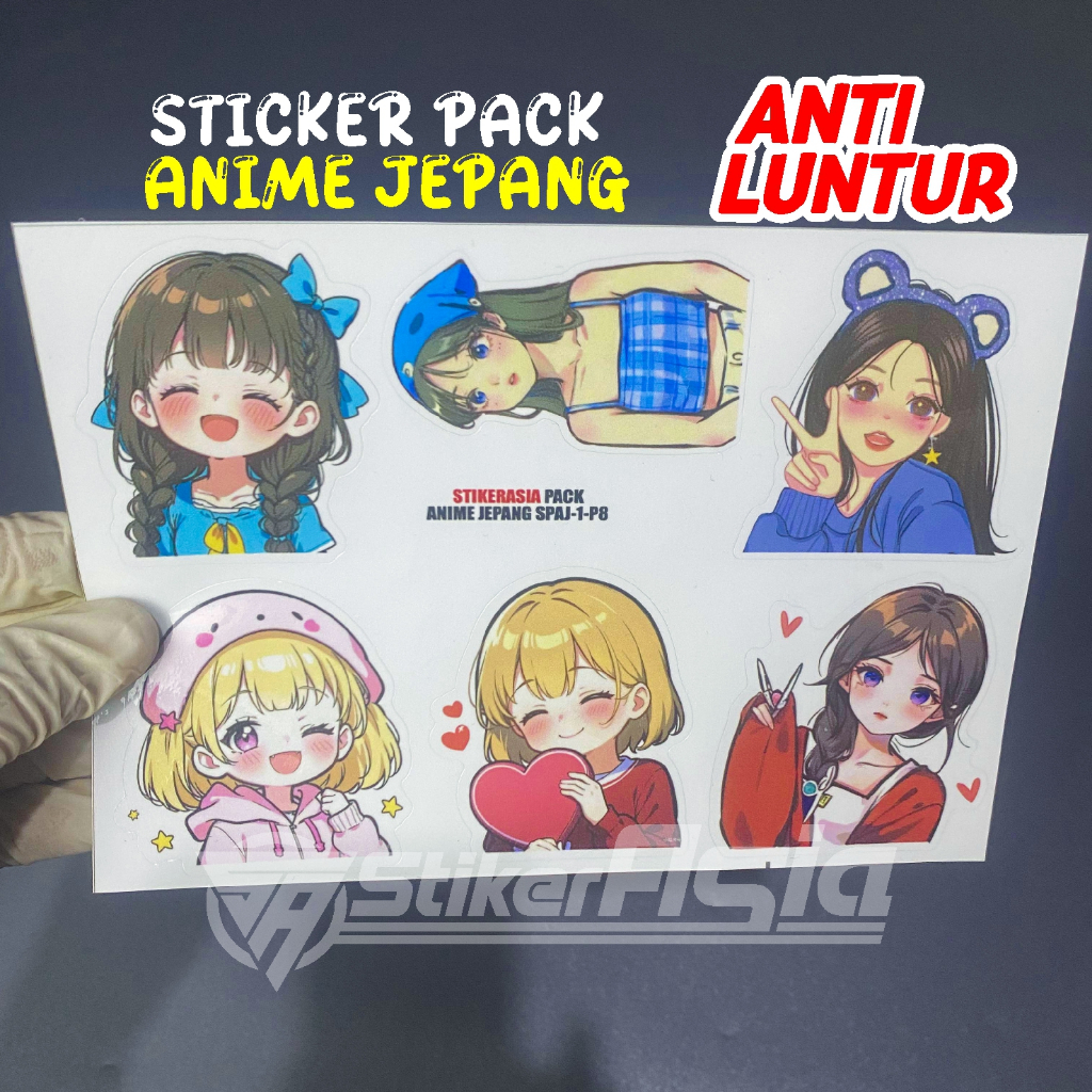 Jual STIKER PACK ANIME SPAJ-1-P8 STICKERASIA Sticker ANIME JEPANG ...
