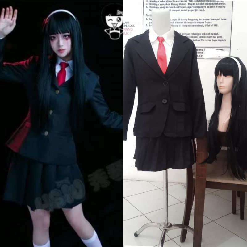 Jual Fullset Cosplay Tomie Kawakami Junji Ito Identity V | Shopee Indonesia