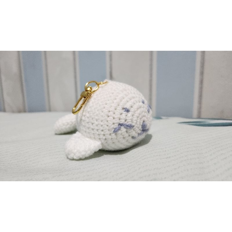 Jual love and Deepspace ZAYNE Happy Snow Seal amigurumi Keychain ...