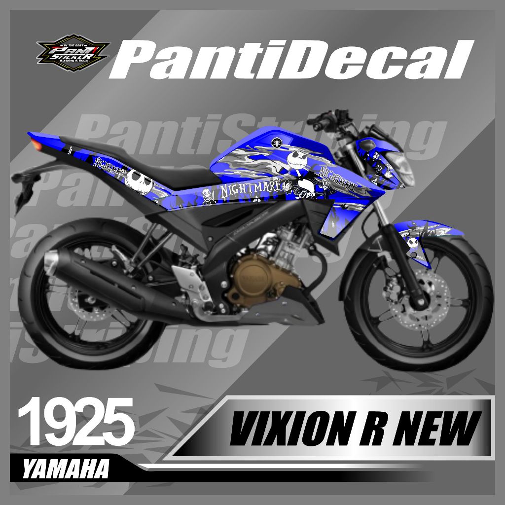 Jual Sticker Decal Custom Motor Vixion R NEW Fullbody - sticker Decal ...